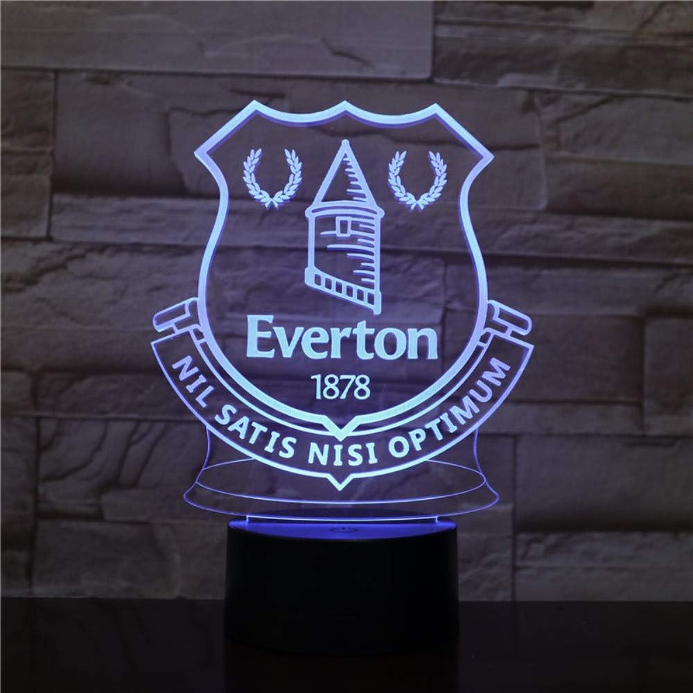 3D LED lampa - Everton FC - Artex Design web shop