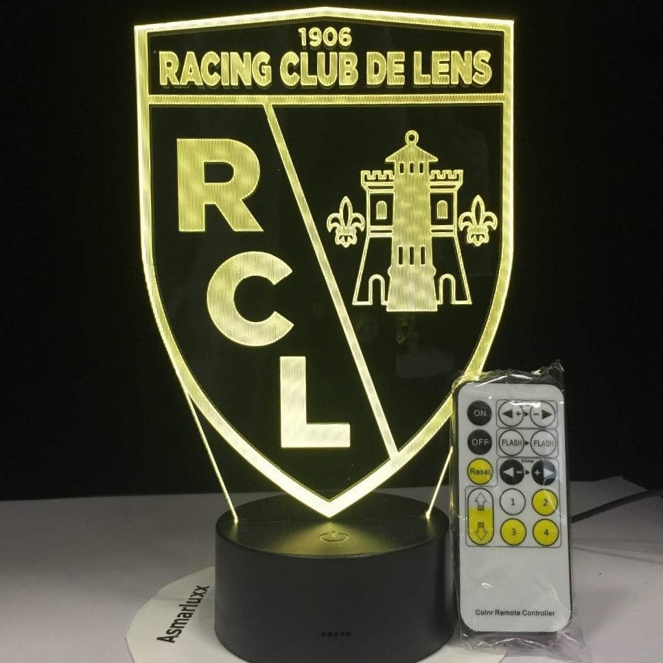 3D LED lampa - RC Lens - Artex Design web shop