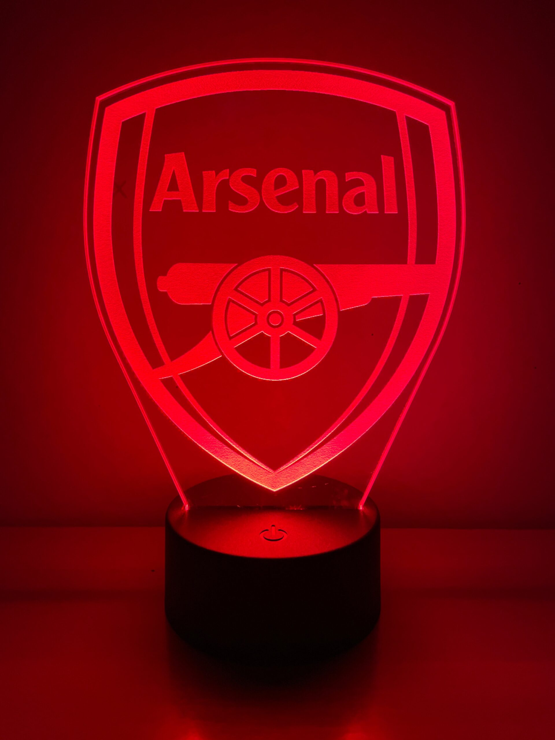3D LED lampa - Arsenal FC - Artex Design internet prodavnica